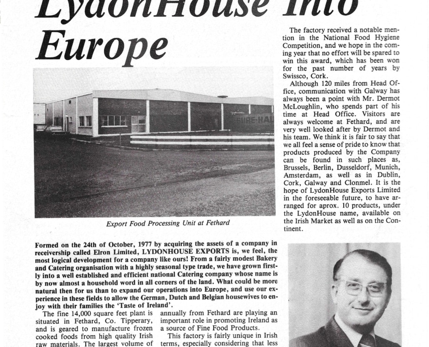 History - LYDON HOUSE